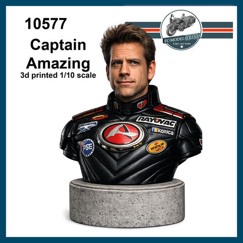 NEW! FC ModelTrend 10577 Captain Amazing Bust (3D-Printed)