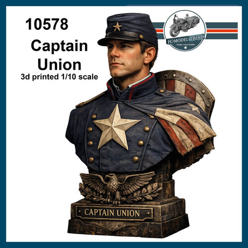 NEW! FC ModelTrend 10578 Captain Union Bust (3D-Printed)