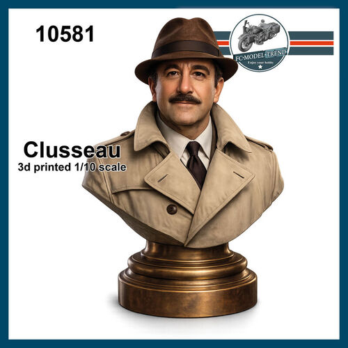 NEW! FC ModelTrend 10581 Clusseau Bust (3D-Printed)