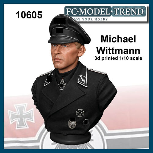 NEW! FC ModelTrend 10605 Michael Wittmann Bust (3D-Printed)