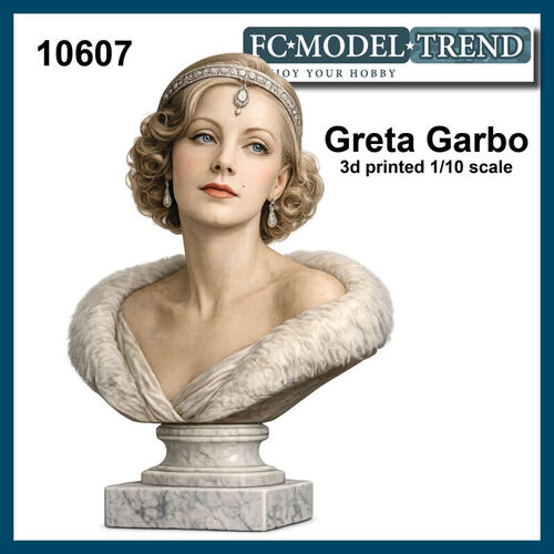 NEW! FC ModelTrend 10607 Greta Garbo Bust (3D-Printed)