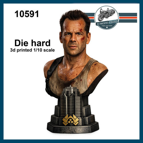 NEW! FC ModelTrend 10591 Die Hard Bust (3D-Printed)