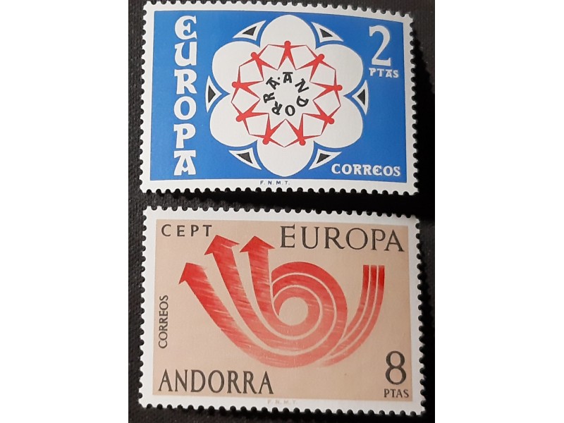 Marka 2416 Sndora Španska Evropa cept 1973g cela ser