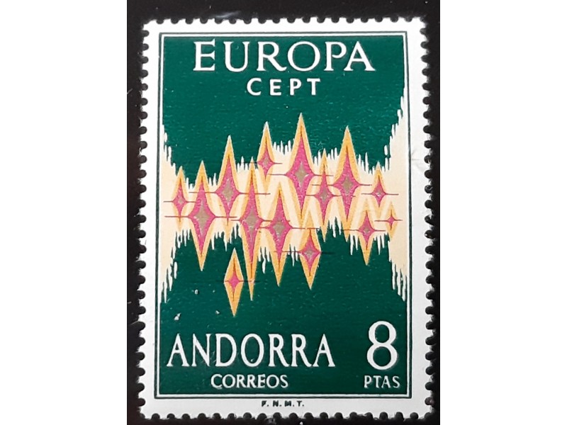 Marka 2420 Andora Španska Evropa cept 1972g samac