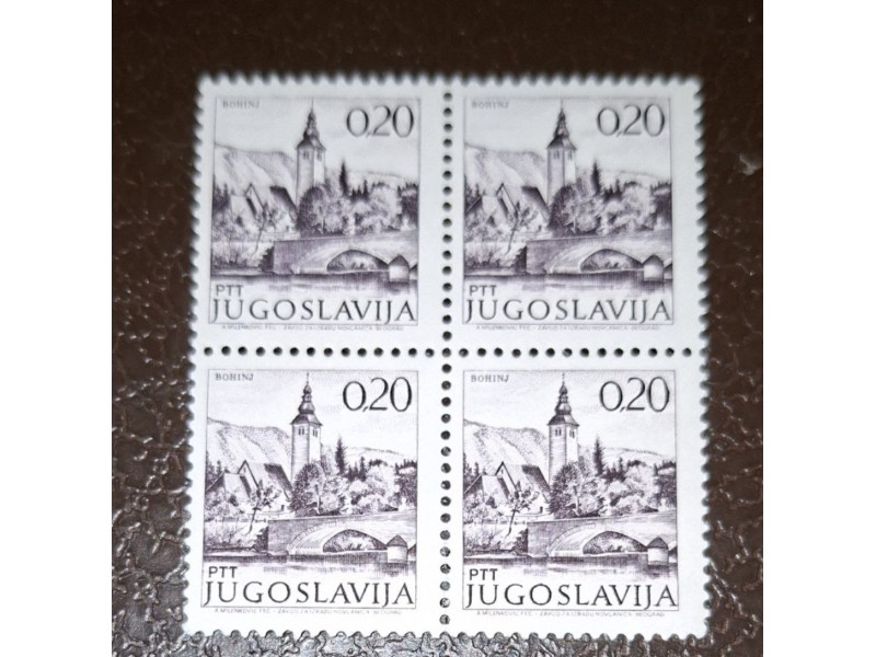 SFR Jugoslavija četverac MNH ** 1972