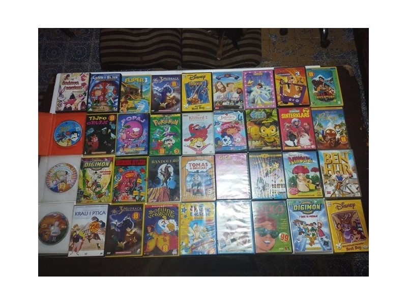 Velika kolekcija 120 dvd crtanih filmova