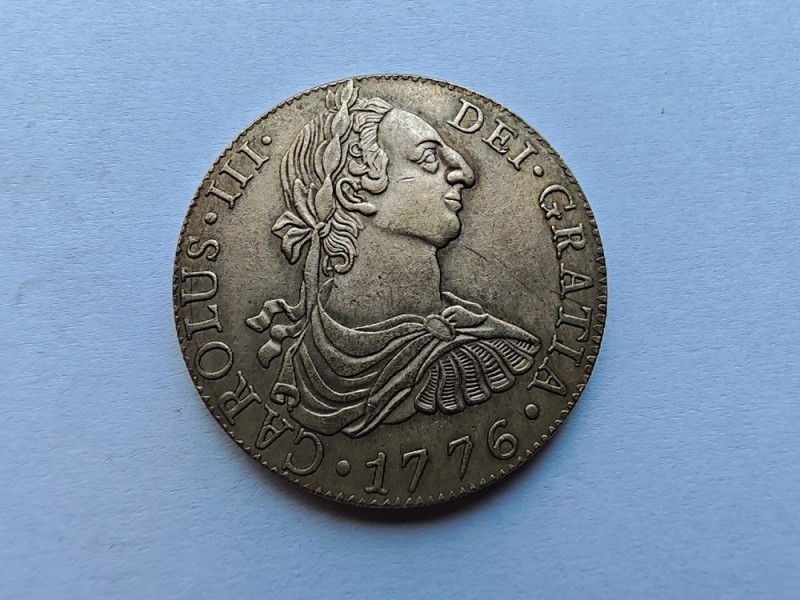 Španija 1776 - 8 Reales Karlo III