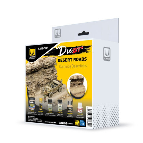 NEW! AMMO of Mig Jimenez A.MIG-7832 DIO SET - Desert Roads