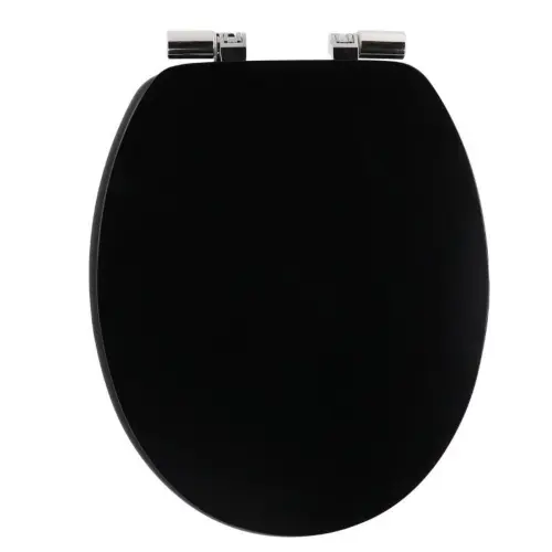 Tendance Wc daska mdf sa metalnim okovima soft close 37,5x46 cm crna