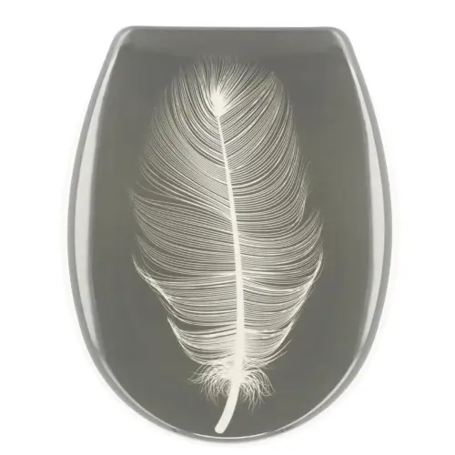 Tendance Wc daska sa plasticnim okovima 46x37.5 cm pero