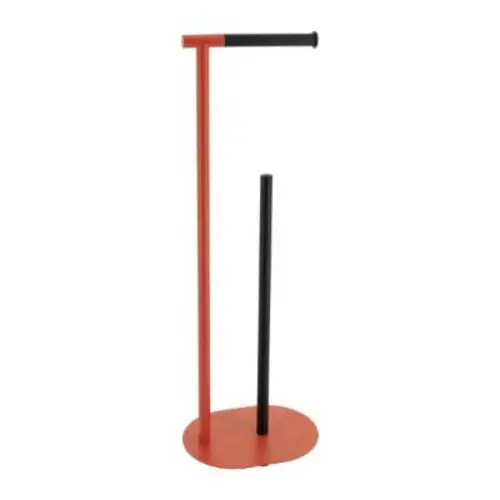 Tendance Samostojeci držač toalet papira 66.5x23x17 cm metal narandzasta/crna