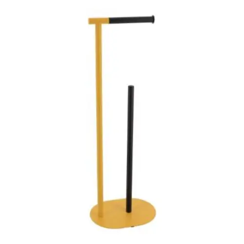Tendance Samostojeci držač toalet papira 66.5x23x17 cm metal zuta/crna