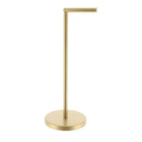 Tendance Držač toalet papira samostojeci 55x24x19 cm metal zlatna