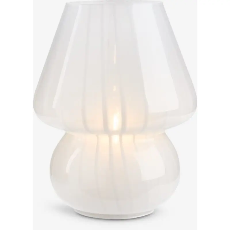 Lampa na baterije 15xV19cm sa tajmerom bela