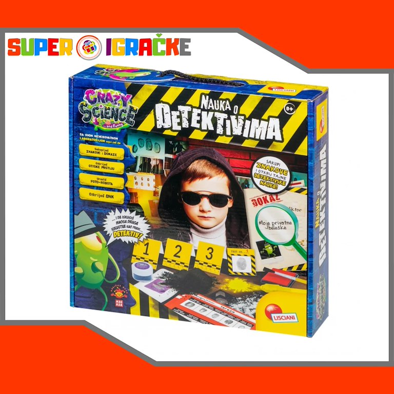 CRAZY SCIENCE EDUKATIVNI SET - NAUKA O DETEKTIVIMA