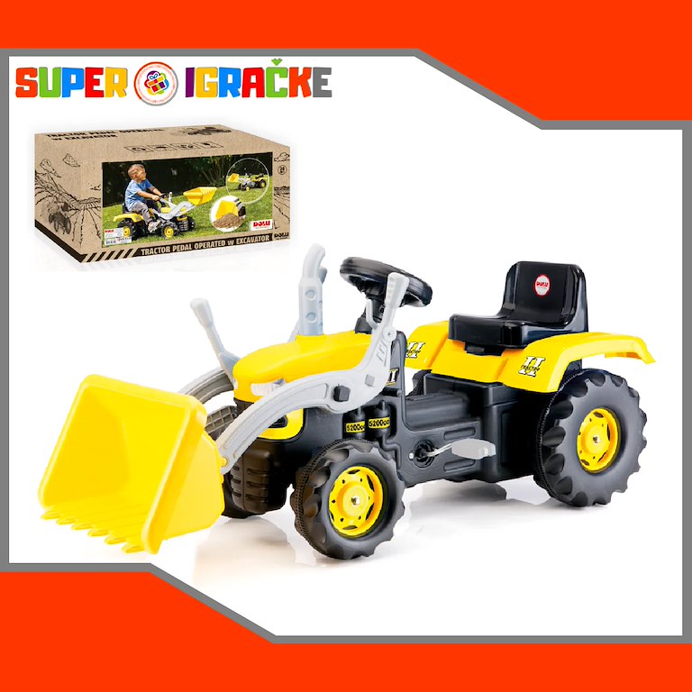 TRAKTOR NA PEDALE SA KAŠIKOM