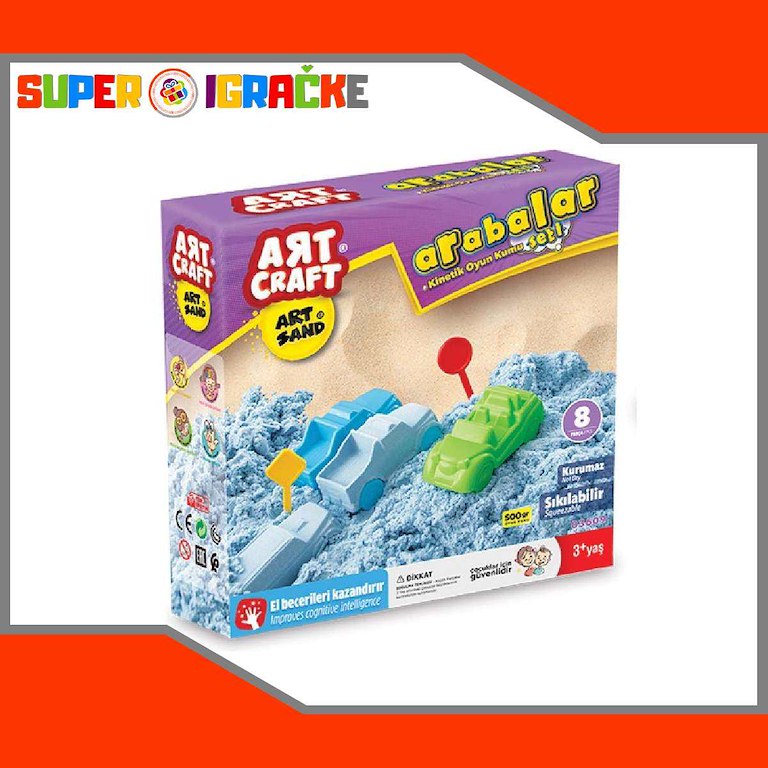 ARTCRAFT KINETIČKI PESAK - AUTIĆI 500G