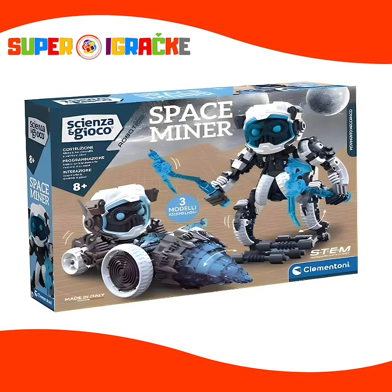 CLEMENTONI SPACE MINER SET ZA IGRU