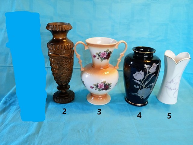 Vaze(porcelan,keramika,drvo)
