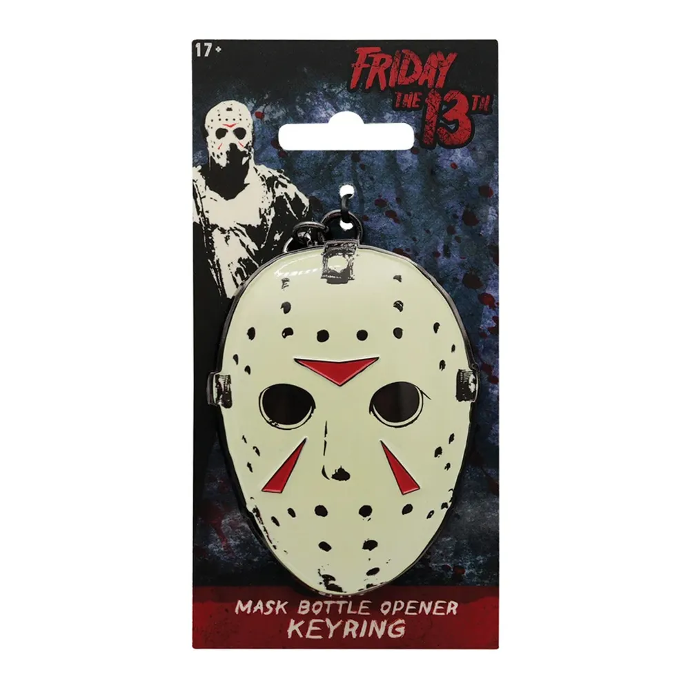 Friday the 13th - Hockey Mask Bottle Opener Keyring