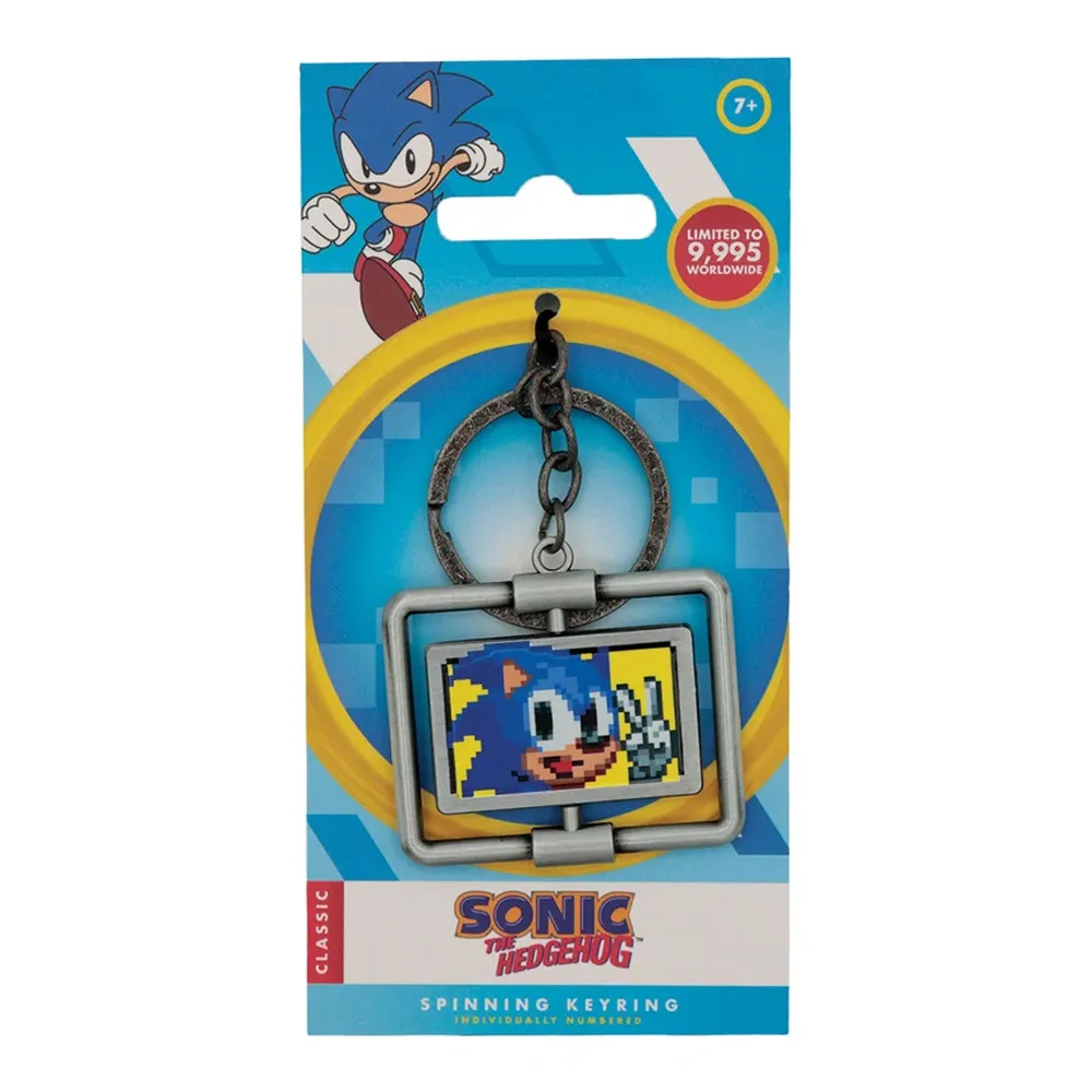 Sonic The Hedgehog - Spinning Keyring