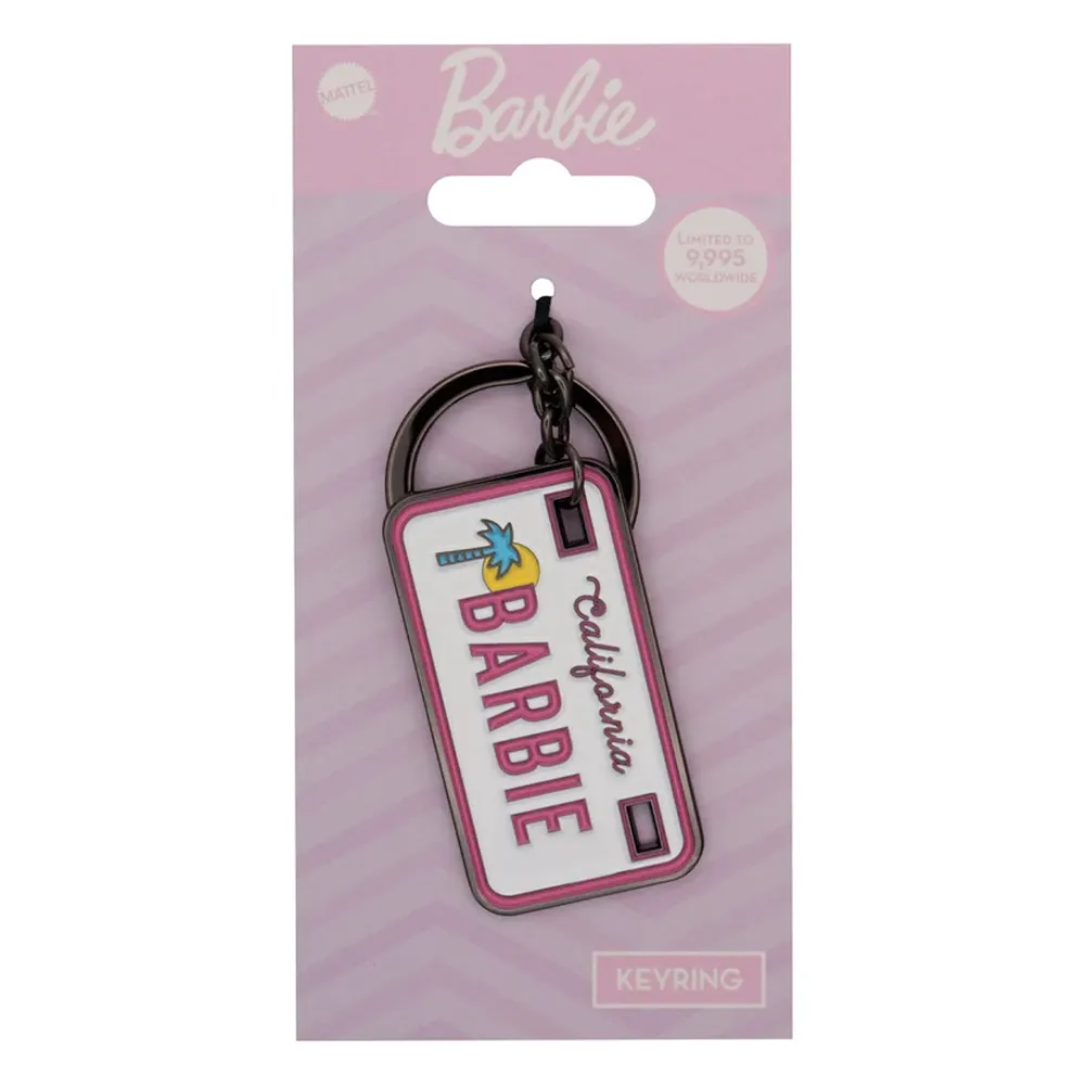 Barbie - Limited Edition License Plate Keyring