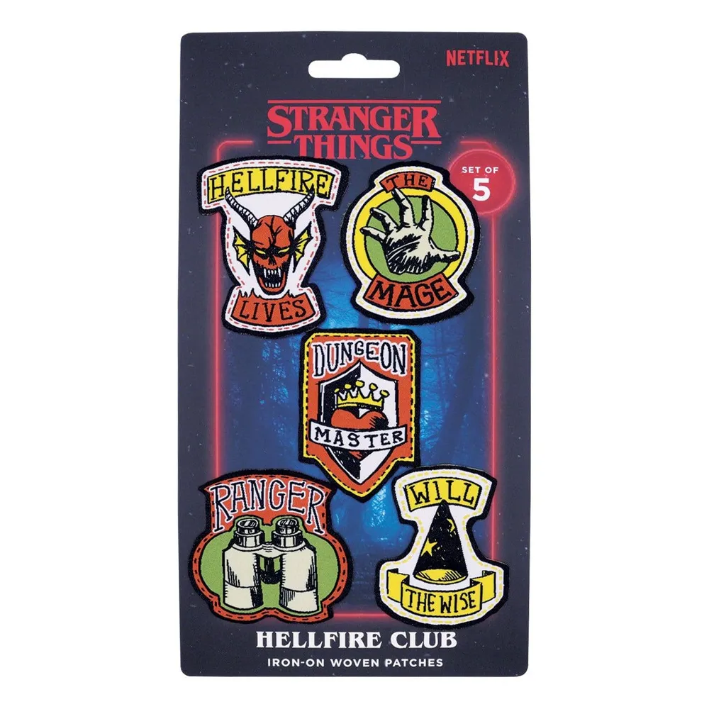 Stranger Things - Set of Five Fabric Patches