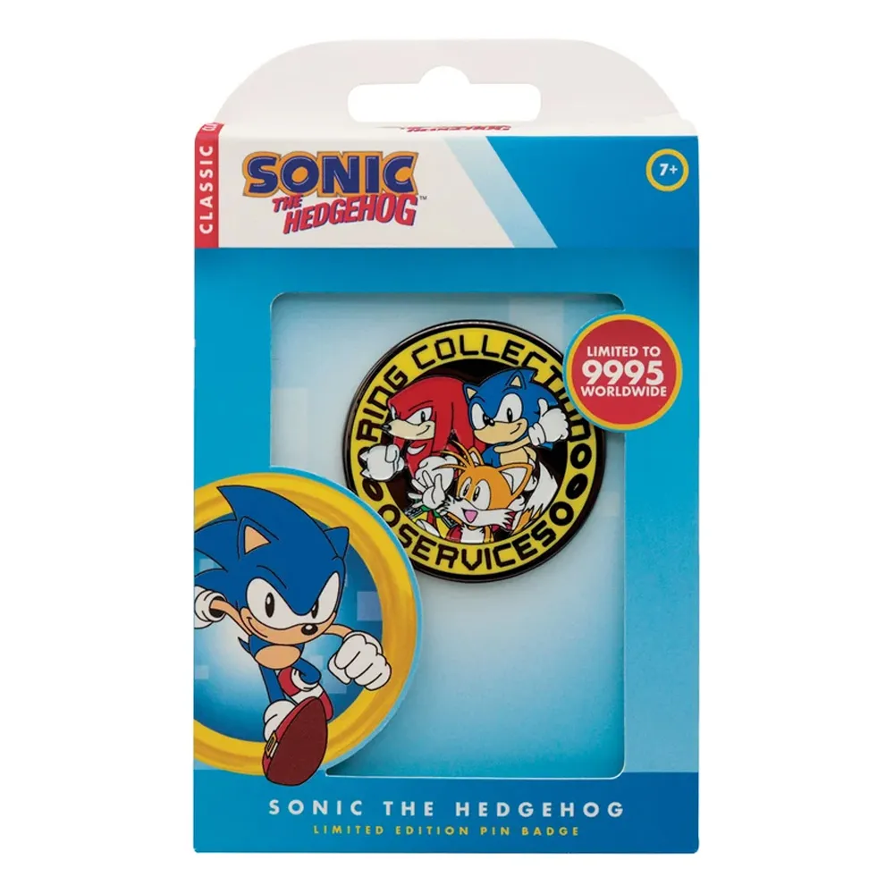 Sonic The Hedgehog - Sonic, Tails, and Knuckles Pin Badge