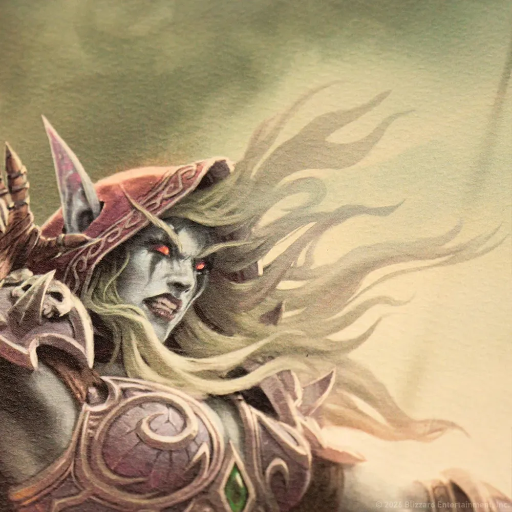 World of Warcraft - Limited Edition Sylvanas Vs. Anduin Wrynn Art Print