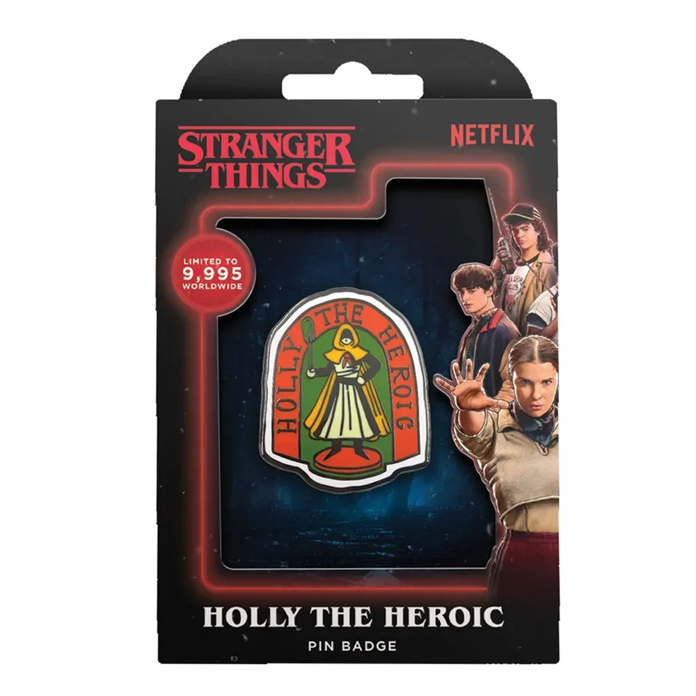 Stranger Things – Limited Edition Holly The Heroic Pin Badge