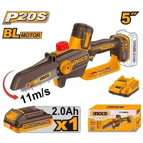 Ingco aku mini lančana testera 5" 1x2ah super CGSLI20561EID: EK000883492