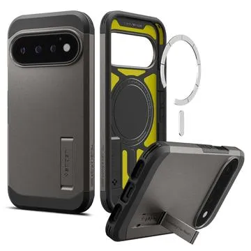 GOOGLE PIXEL 11 PRO SPIGEN TOUGH ARMOR MAG CASE - GUNMETAL