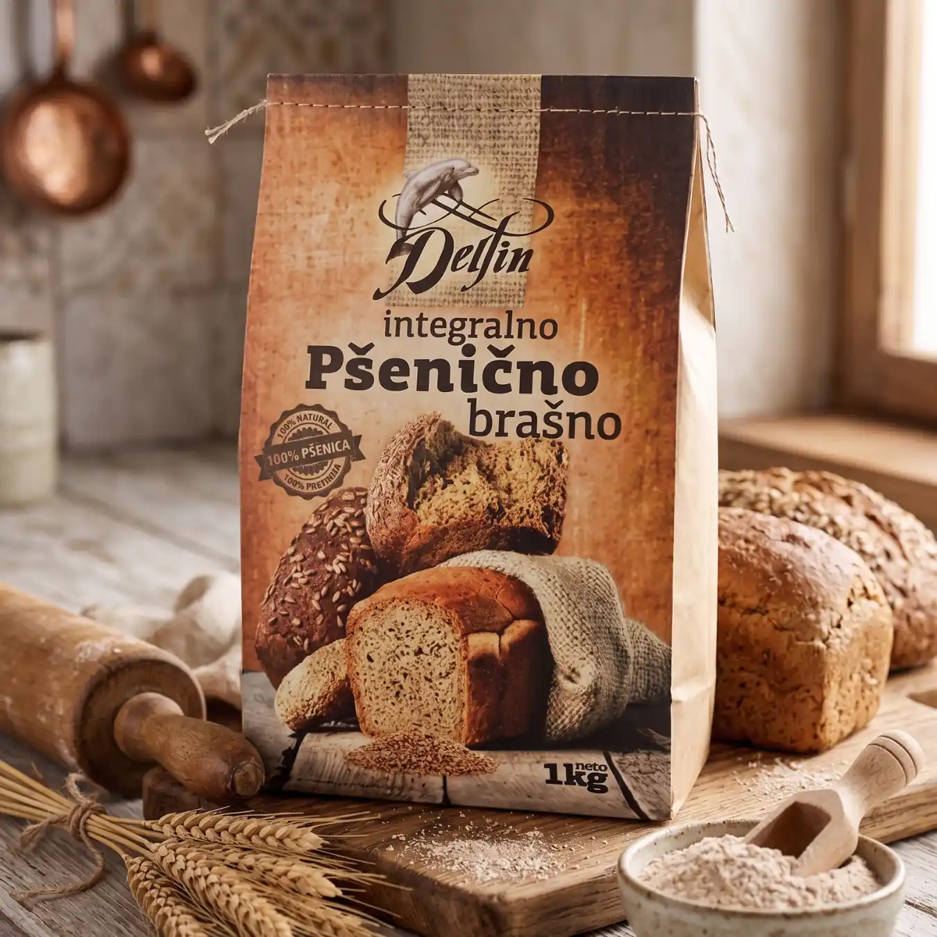 Brašno pšenično 500g – Delfin