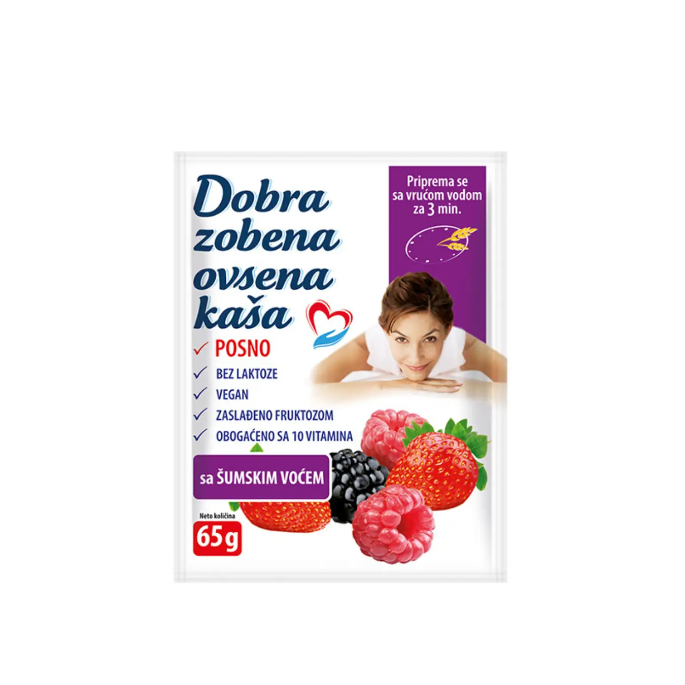 Ovsena kaša šumsko voće 60g