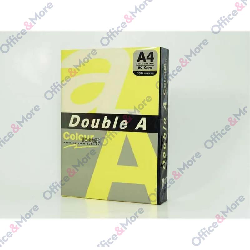 DOUBLE A FTK A4 80G 100L NEON ŽUTA (YELLOW)