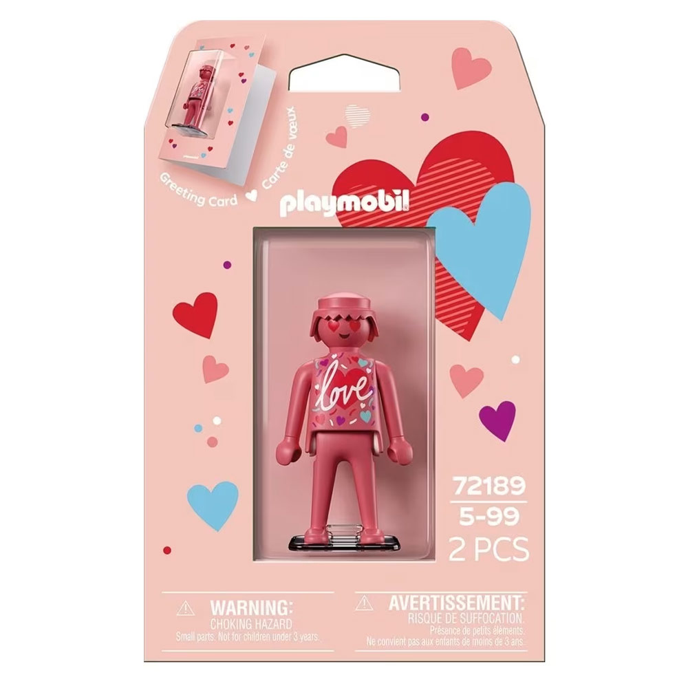 Playmobil čestitka sa figurom ljubav
