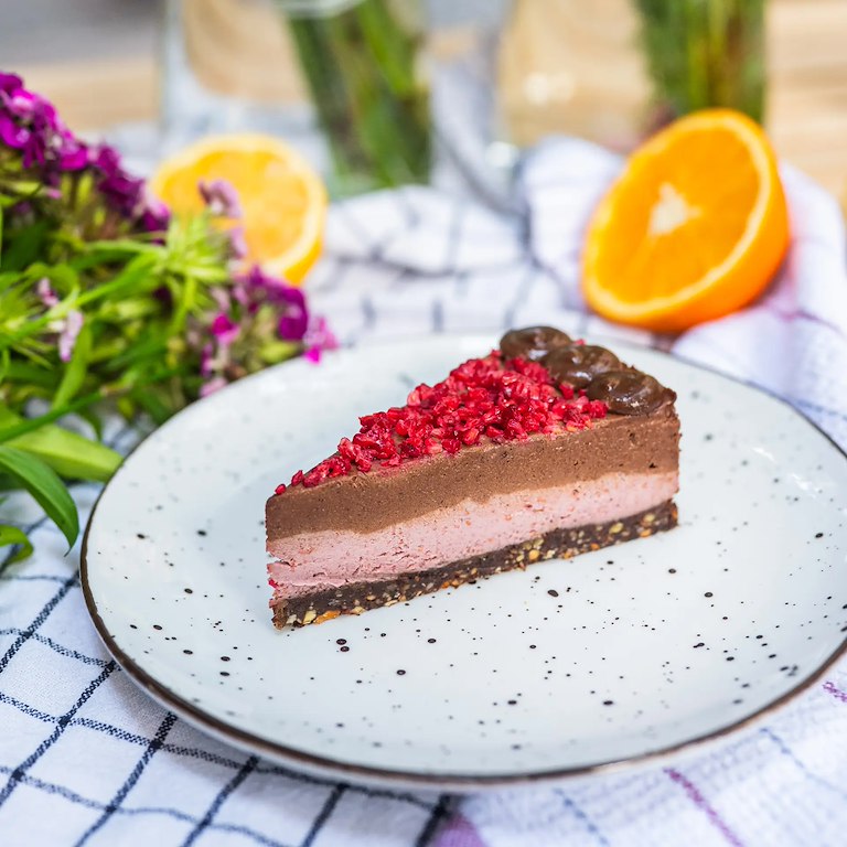 Čoko malina – ukusna i zdrava torta, parče torte 125g