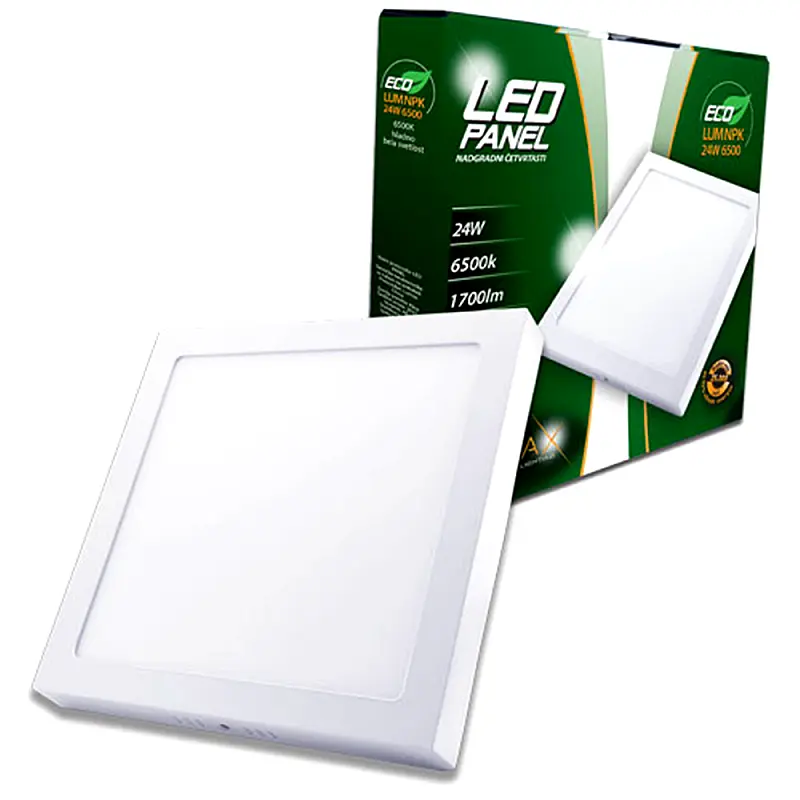 LUMAX LED PANEL ČETVRTASTI 24W 6500K