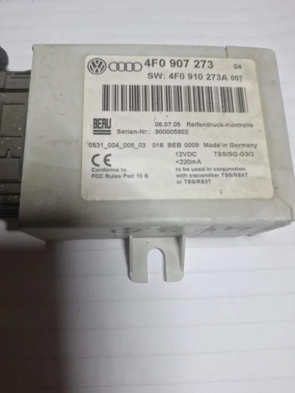 AFS MODUL. A6 4F,A6 ALLROUD 1. 4F0907273PARKING | AFS modul