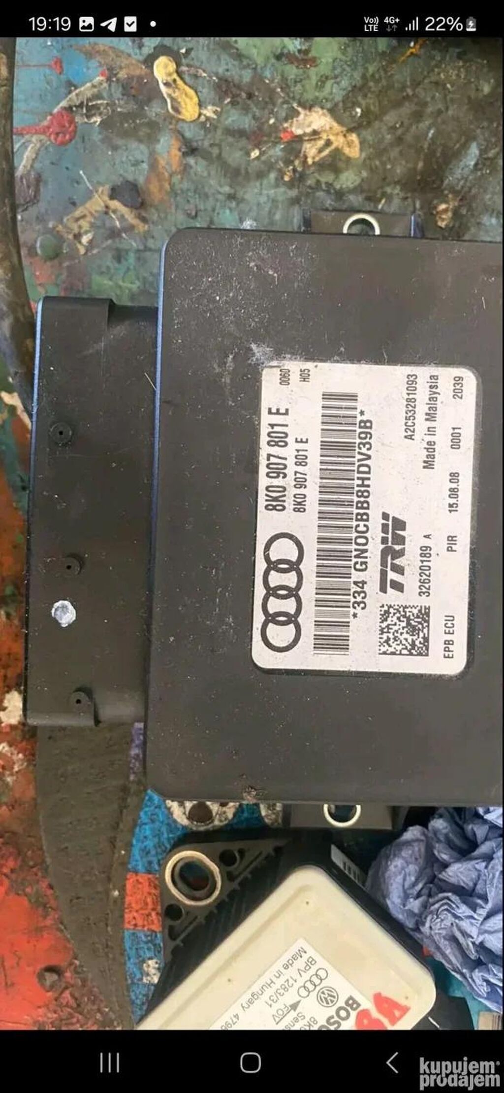 MODUL PARKIRNE RUCNE KOCNICE 8K0907801E | audi vagen  delovi ALTINA
