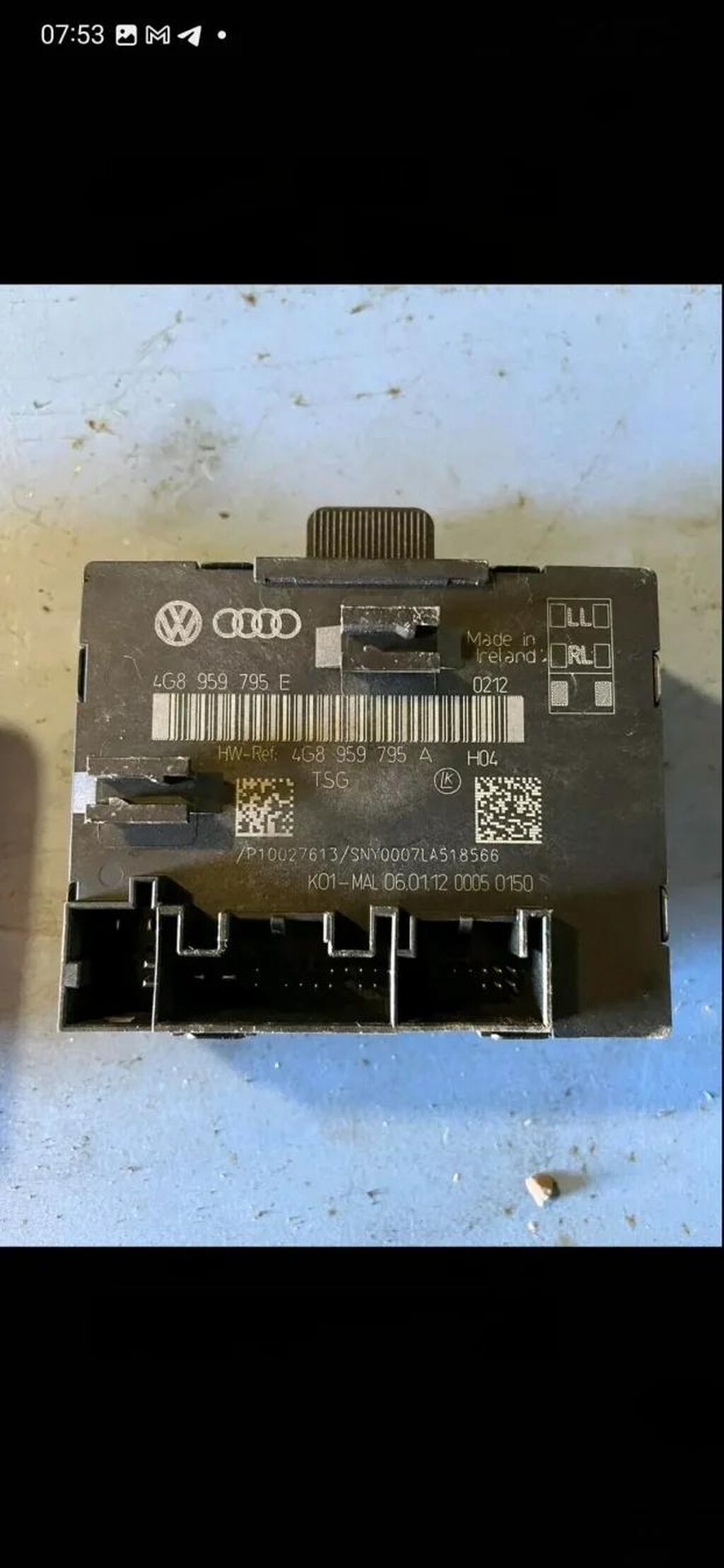 AUDI A6 A7 PROCESOR VRATA 4G8959795A | audi vagen delovi 06********