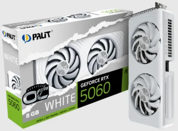 Palit VGA PALIT RTX 5060 White OC 8GB GDDR7