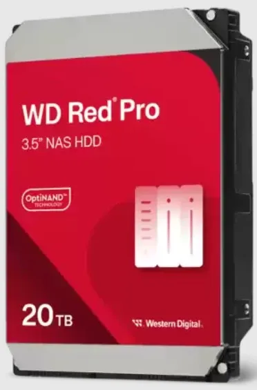 HDD WD SATA3 20TB WD202KFGX RED Pro NAS 7200RPM 512MB