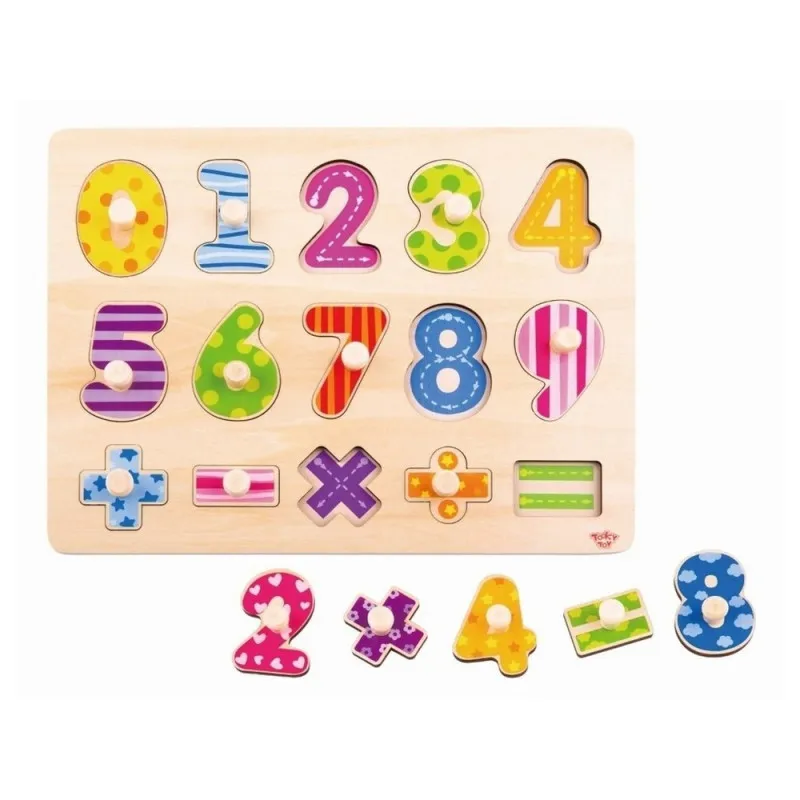TOOKY DRVENE PUZZLE BROJEVI