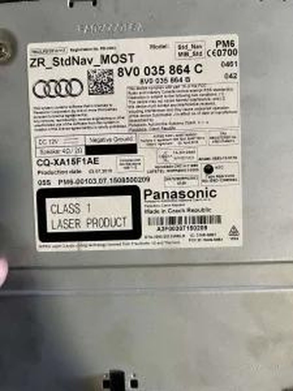 AUDI A3 8V MMI MODUL MULTIMEDIJA8V0 035 864C | audi vag delovi zemun
