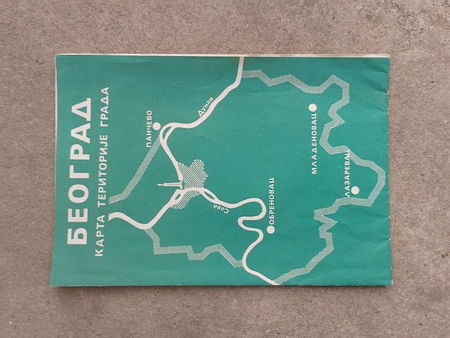 BEOGRAD, KARTA TERITORIJE GRADA