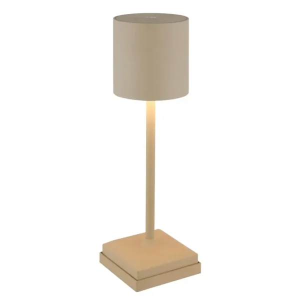 Globo Dixon 58487S | Stona lampa | siva | LED