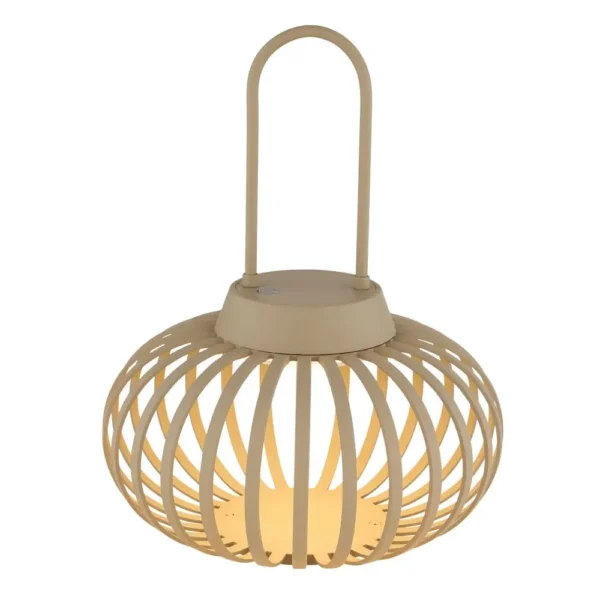 Globo Allegra 21035S | Stona lampa | siva | LED