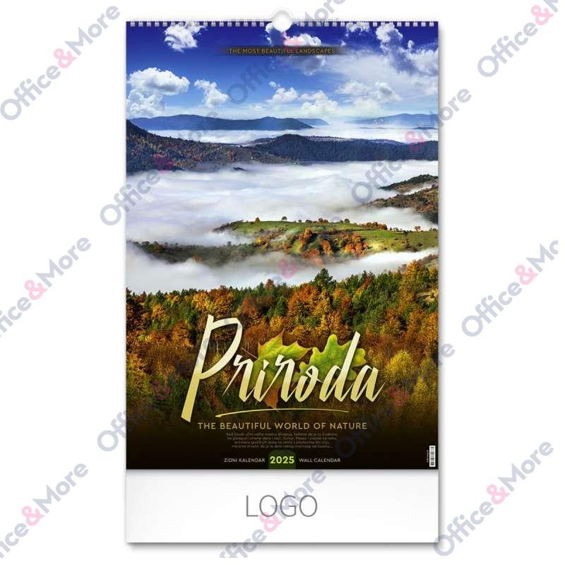 KALENDAR 70.001 ZIDNI PRIRODA