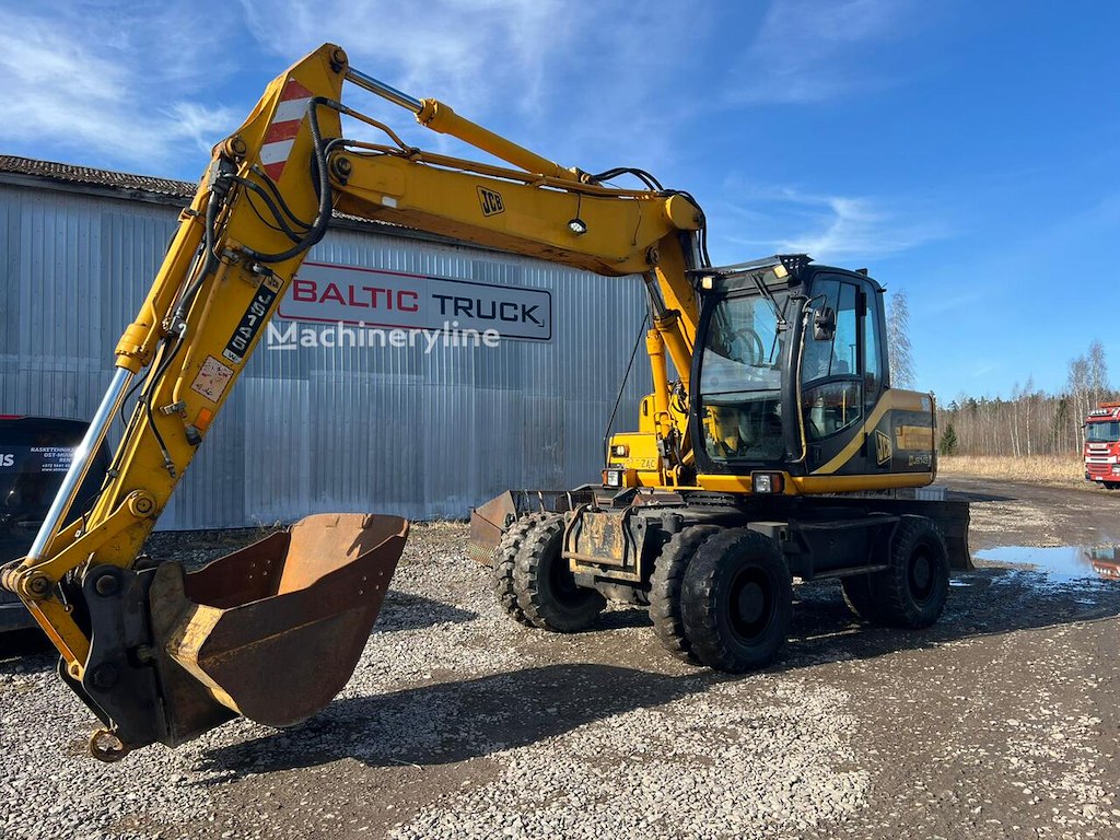JCB JS 145W, ROAD LEGAL (DOCUMENTS, REGISTER NUMBER) bager točkaš